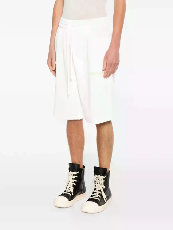 IH NOM UH NIT Logo-print Knee-length Shorts