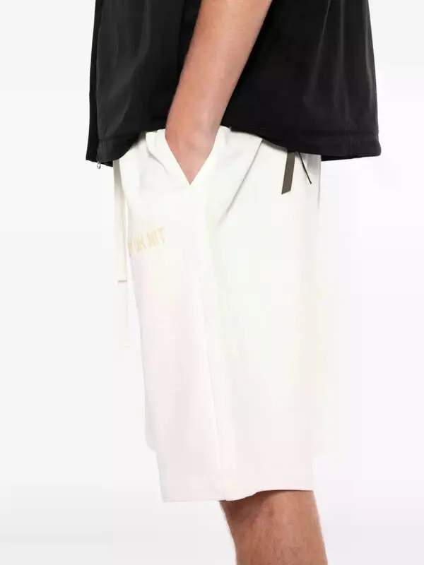 IH NOM UH NIT Logo-print Knee-length Shorts