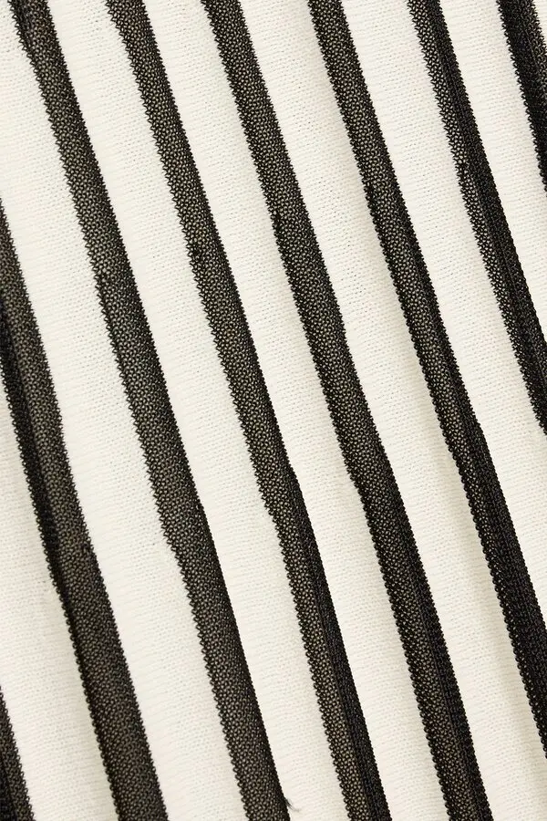 Zimmermann Striped Cotton-blend Midi Dress