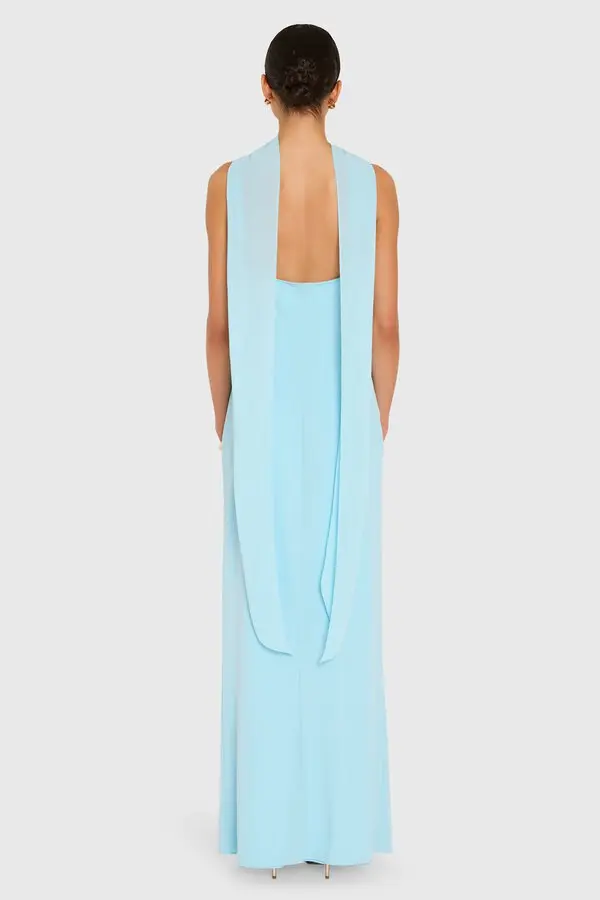 Amanda Uprichard Ashton Maxi - Ice Blue