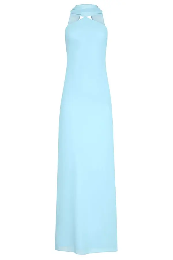 Amanda Uprichard Ashton Maxi - Ice Blue