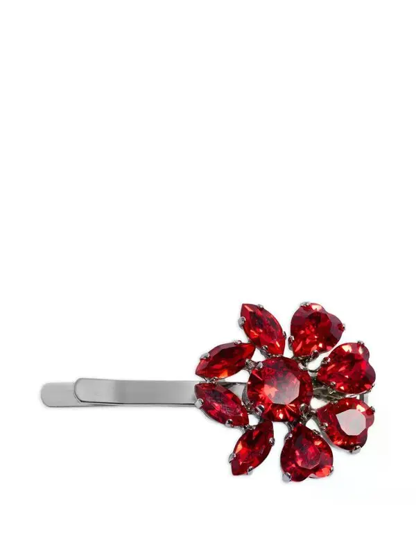 Simone Rocha Heartbloom Hair Clip - Silver