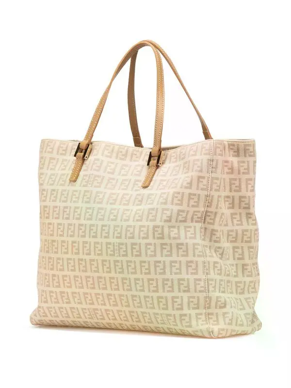 Fendi Zucchino Canvas Tote Bag
