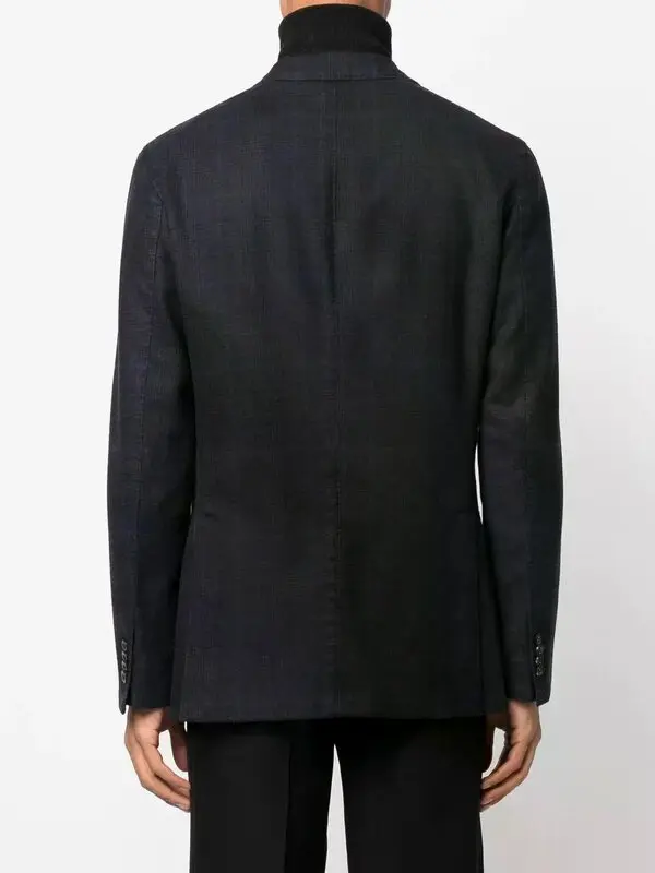 Boglioli Single-breasted Wool Blazer - Blue