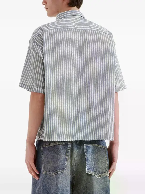 Izzue Striped Button-fastening Shirt