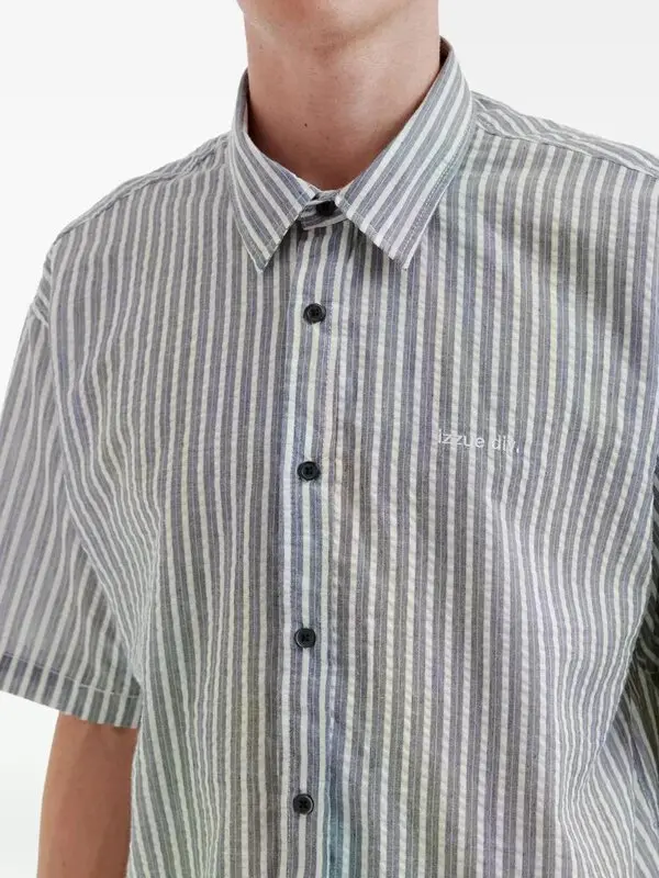 Izzue Striped Button-fastening Shirt