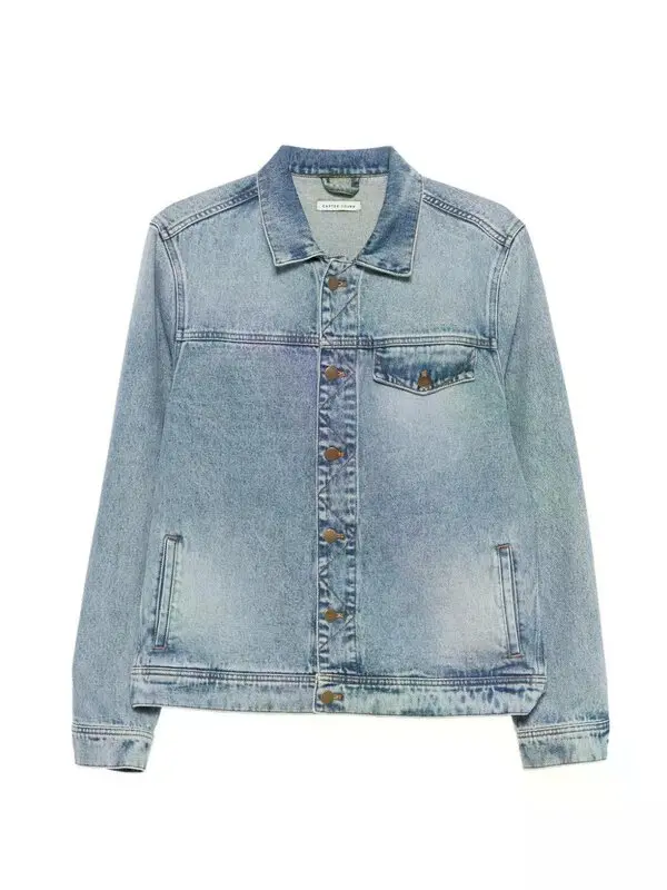 CARTER YOUNG Arch Denim Jacket - Blue