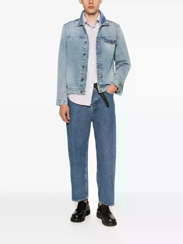 CARTER YOUNG Arch Denim Jacket - Blue