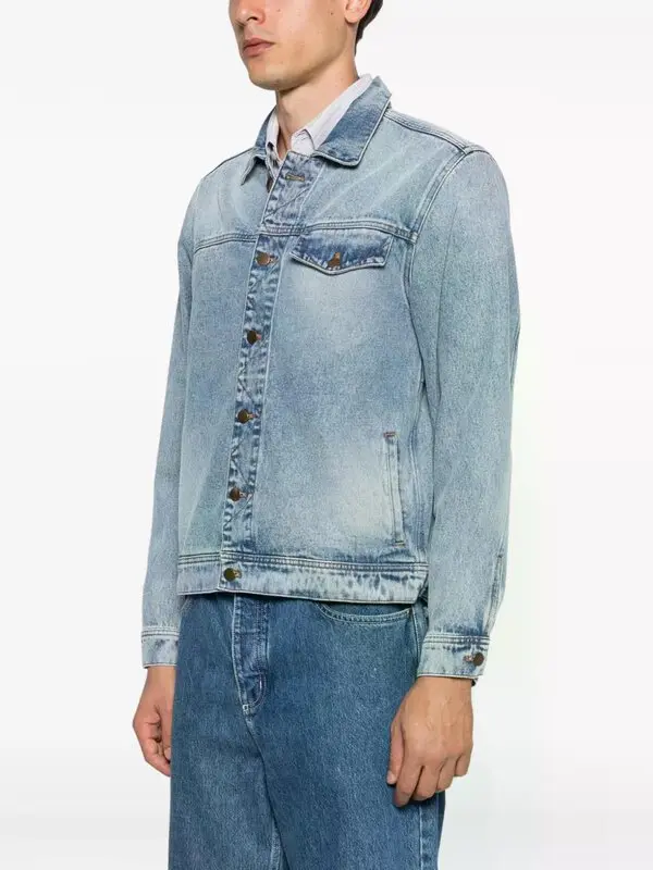 CARTER YOUNG Arch Denim Jacket - Blue