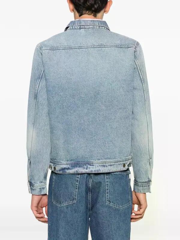 CARTER YOUNG Arch Denim Jacket - Blue