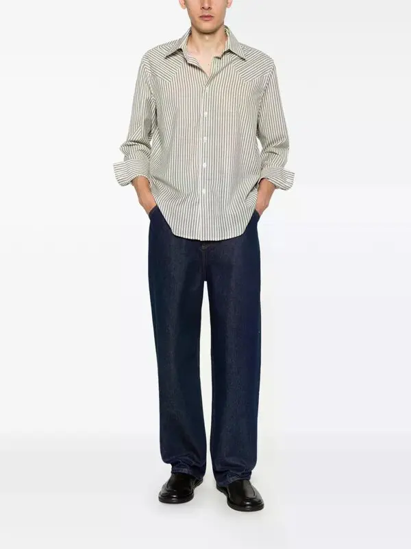 CARTER YOUNG Striped Western Shirt