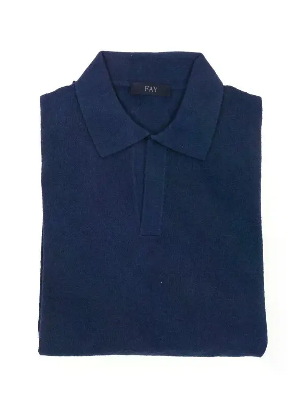 FAY V-neck Polo Shirt