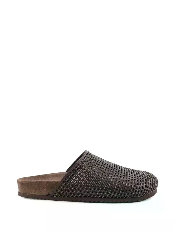 Brunello Cucinelli Perforated Mules