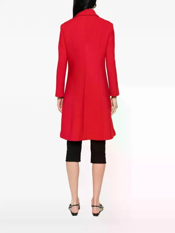 Gucci Logo Button Wool Coat