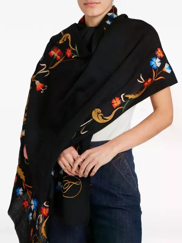 TEMPERLEY LONDON Embroidered Scarf