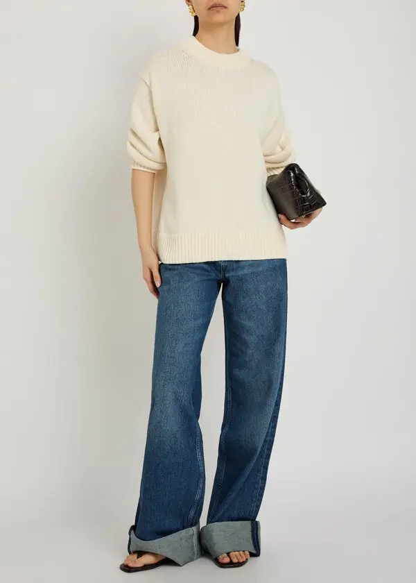 REFORMATION Cary Wide-leg Jeans - Denim