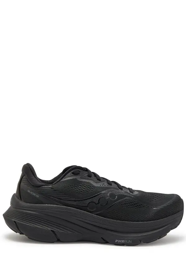 Saucony Guide 19 Mesh-knit Sneakers - Black