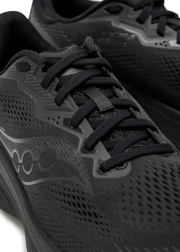 Saucony Guide 19 Mesh-knit Sneakers - Black