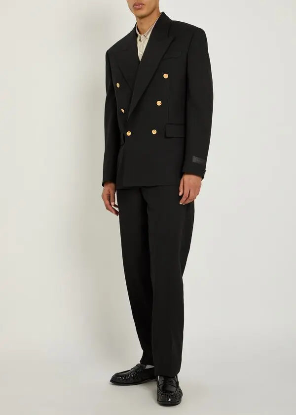 Versace Tailored Wool Trousers