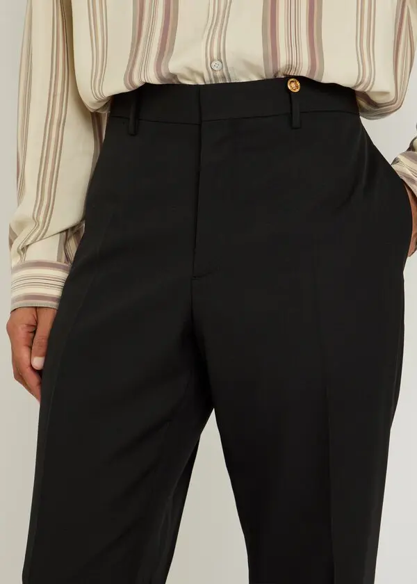 Versace Tailored Wool Trousers