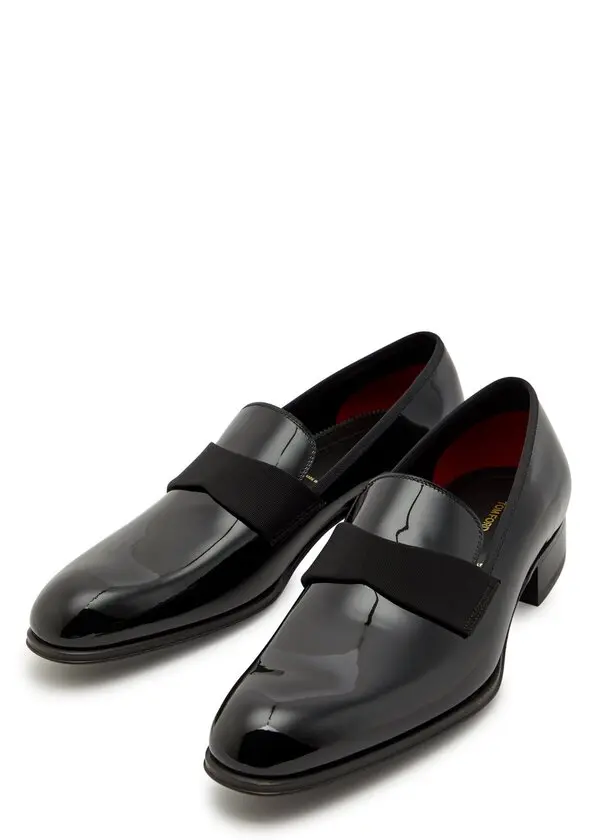 TOM FORD Edgar Patent Leather Evening Loafers