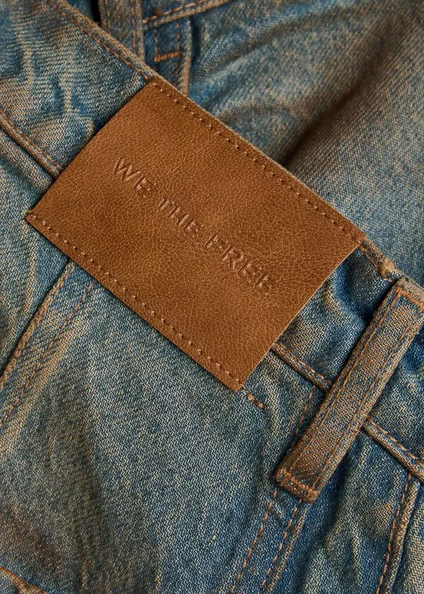 Free People Good Luck Barrel-leg Jeans