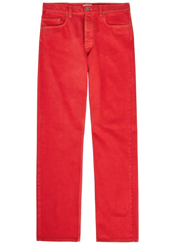 Versace Straight-leg Jeans - Red