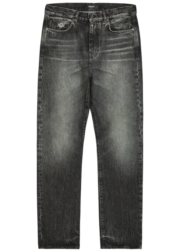 Versace Straight-leg Jeans - Grey