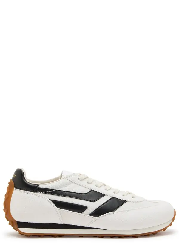 TOM FORD Mick Panelled Mesh-knit Sneakers - White