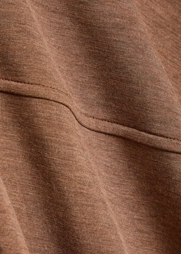 Varley Kayleigh Half-zip Sweatshirt - Brown