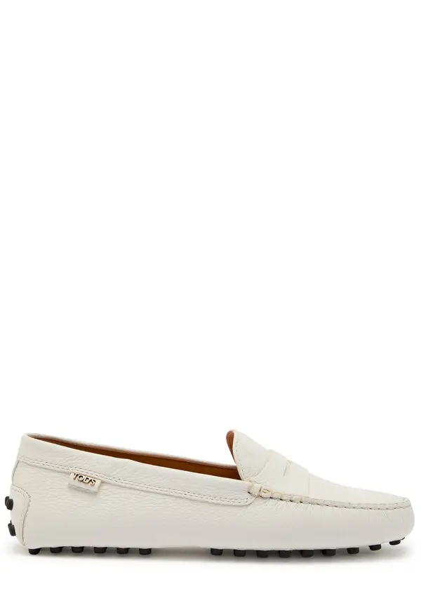 TOD'S Gommino Grained Leather Loafers