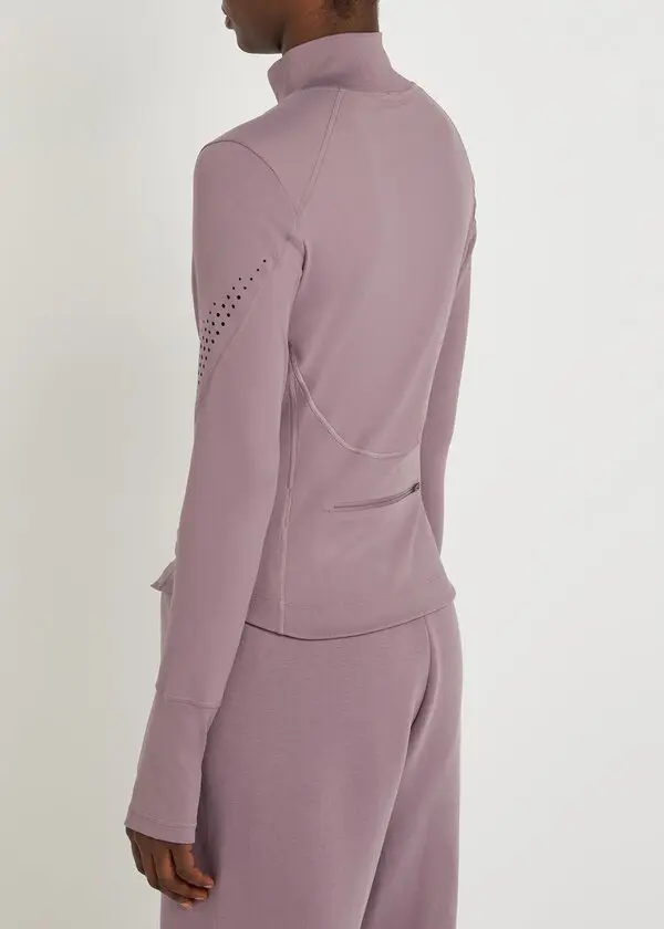 Stella McCartney Adidas X Training Stretch-jersey Midlayer Jacket