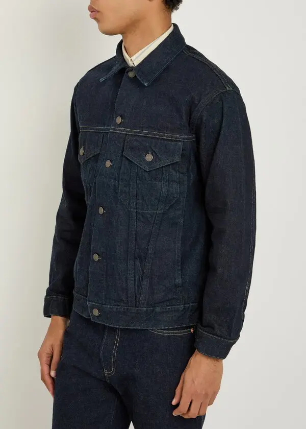 BLUE BLUE Panelled Denim Jacket