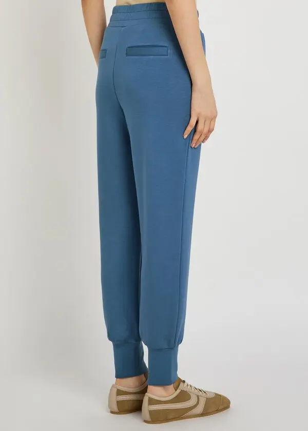 Varley The Slim Cuff 27.5 Stretch-jersey Sweatpants - Blue