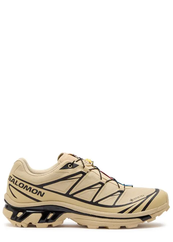 SALOMON Xt-6 Gore-tex Panelled Mesh Sneakers - Grey