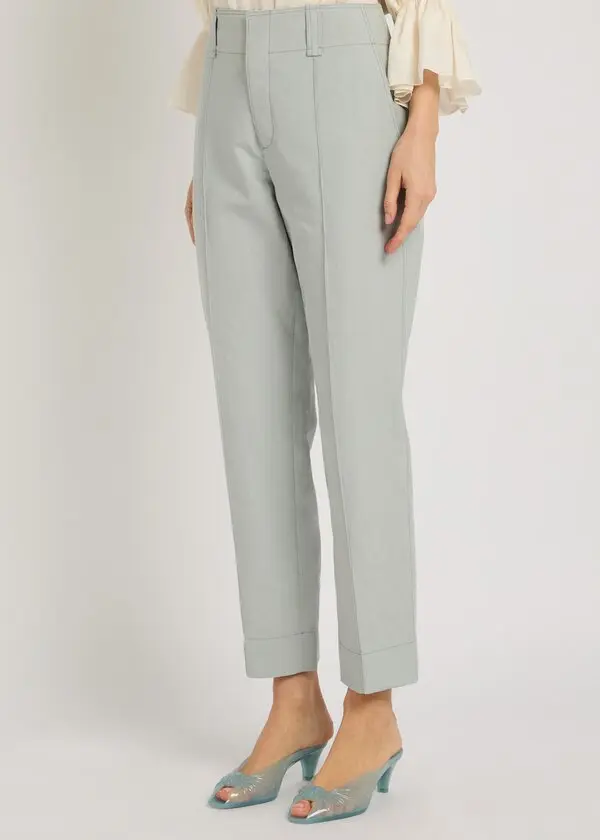 Chloé Tapered-leg Trousers - Grey