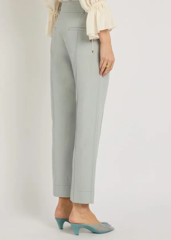 Chloé Tapered-leg Trousers - Grey