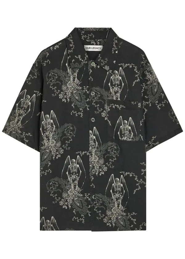 Our Legacy Every Printed Cotton-blend Shirt - Multicoloured 1