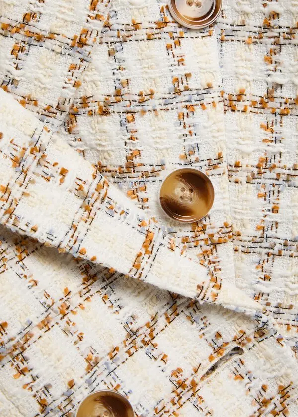 Veronica Beard Ryland Checked Tweed Jacket