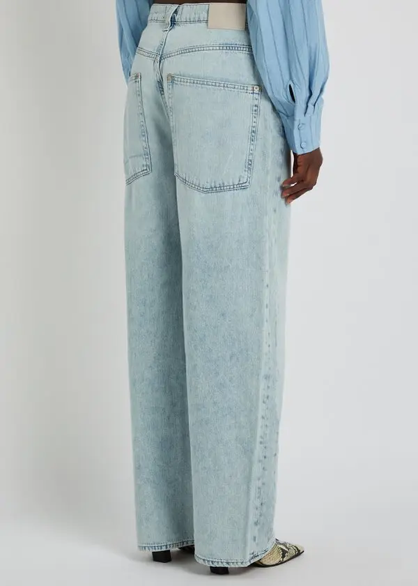 Free People High-rise Wide-leg Jeans