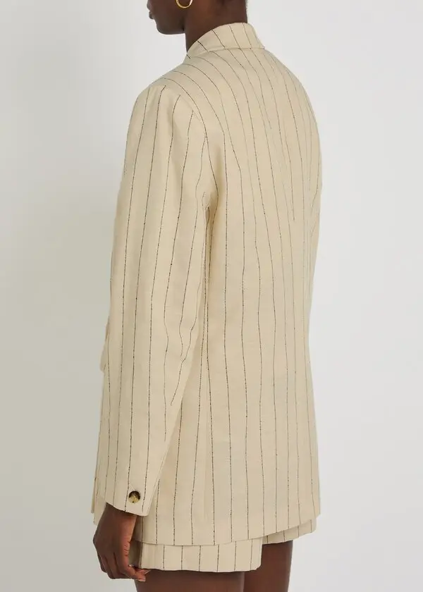 Rag & Bone Emile Pinstriped Blazer - White