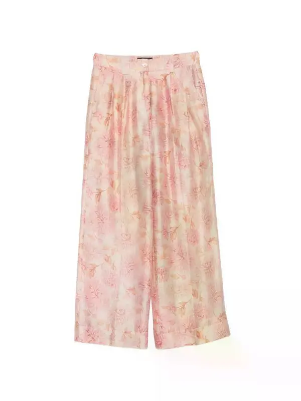 Seventy Floral Print Palazzo Pants
