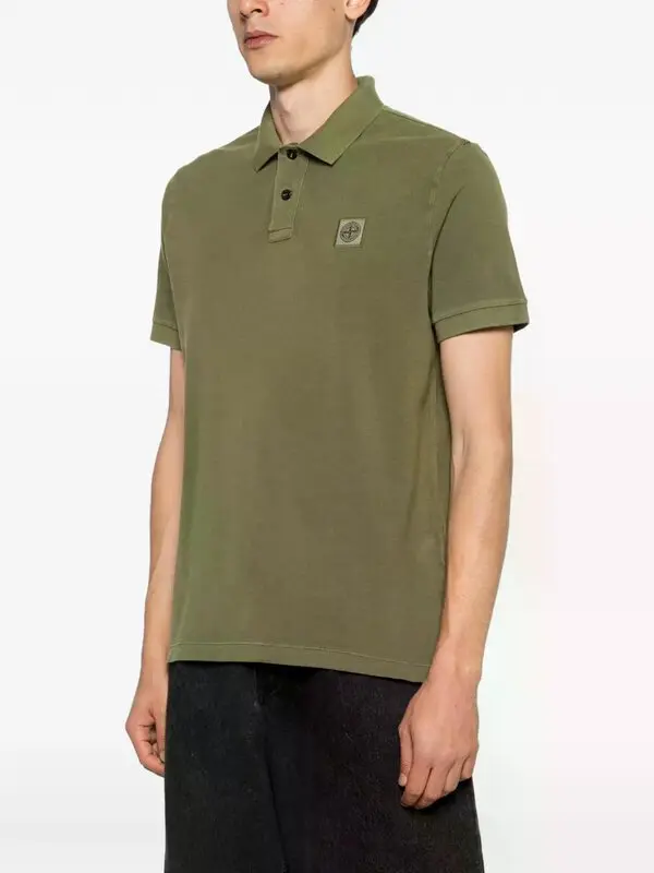 Stone Island Compass Polo Shirt - Green