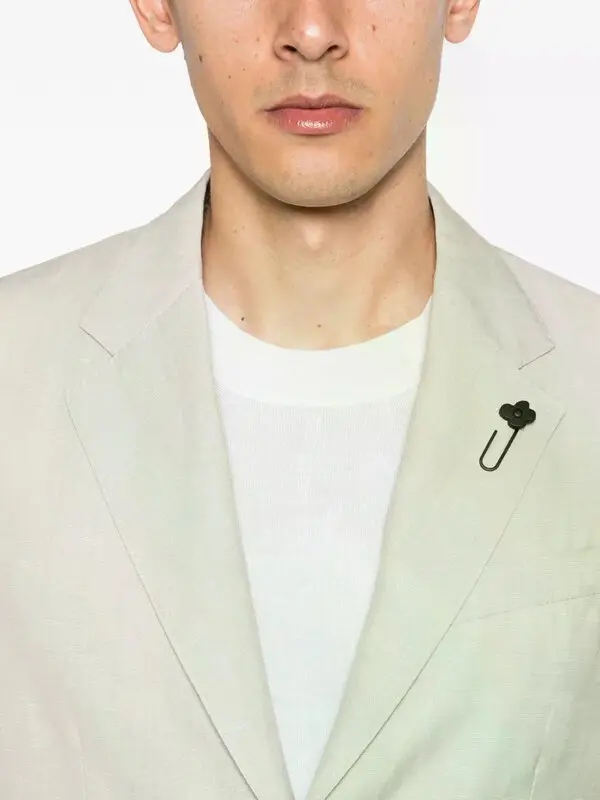 LARDINI Notched-lapel Single-breasted Suit - Neutrals