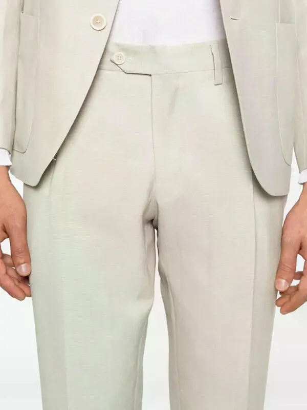 LARDINI Notched-lapel Single-breasted Suit - Neutrals
