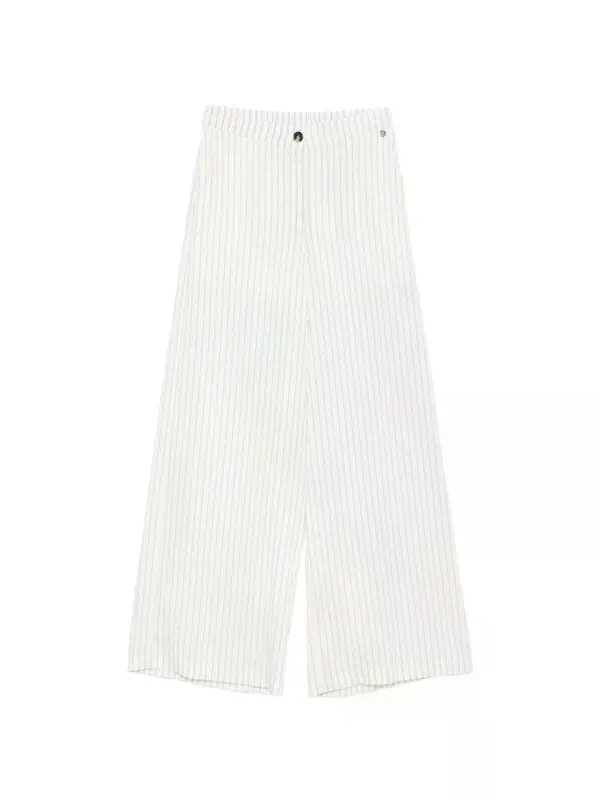 Liu Jo Striped Wide Leg Trousers