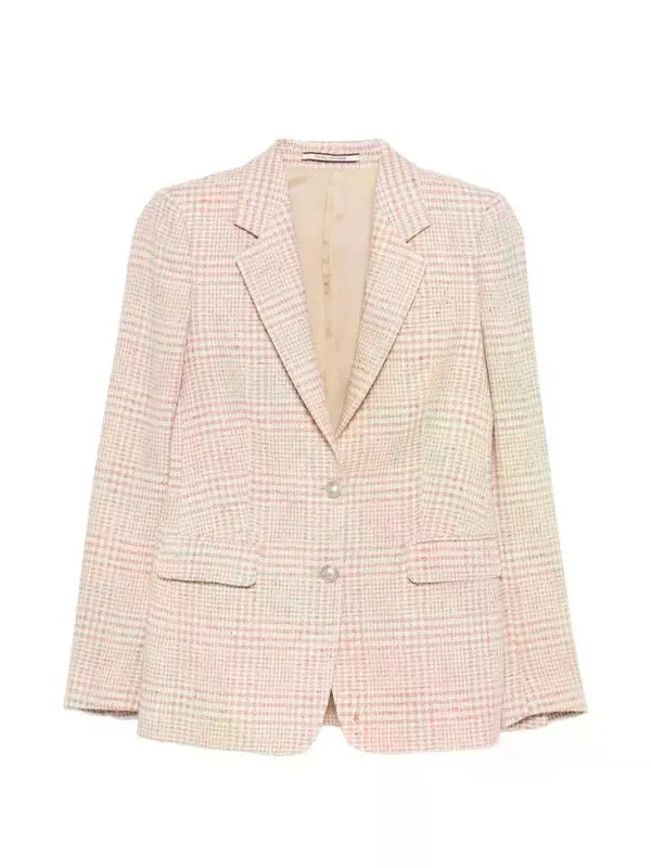 Tagliatore Checked Single-breasted Blazer