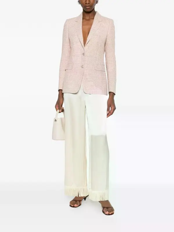 Tagliatore Checked Single-breasted Blazer