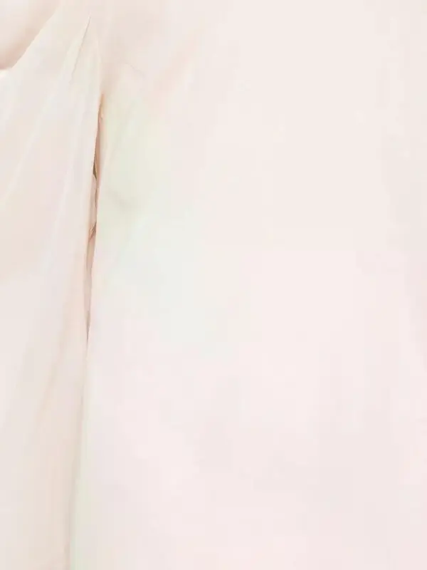 D.exterior Cold-shoulder Blouse