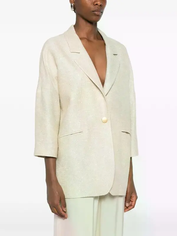 Tagliatore Single-breasted Three-quarter-sleeve Jacket